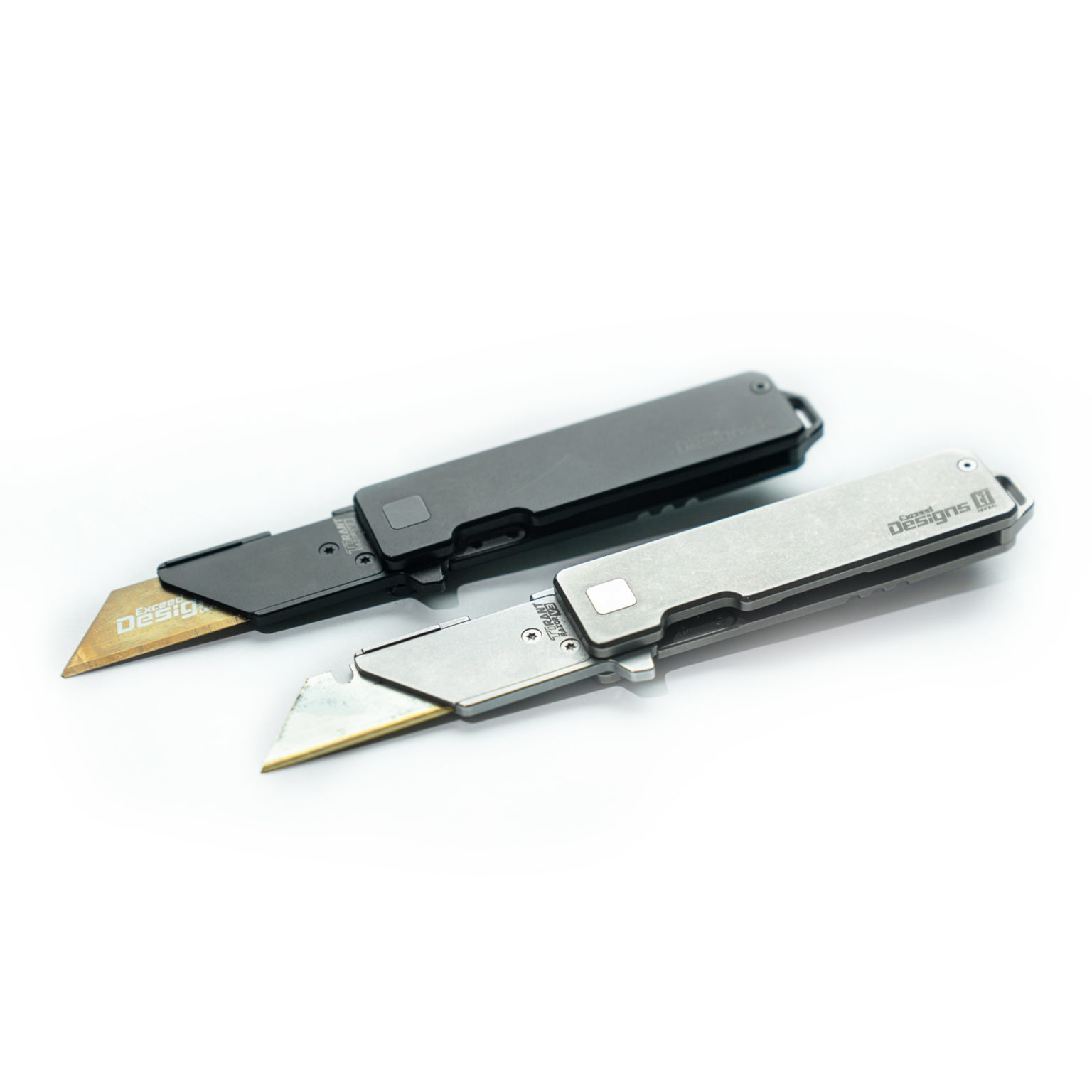 TiRant RAZOR V3 Utility Knife (Jet-Black 6AL-4V Titanium) – Exceed Designs