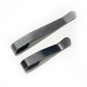 50MM Standard Clip For TiRant RAZOR V2/V3 (Black PVD / Silver Stonewash ...