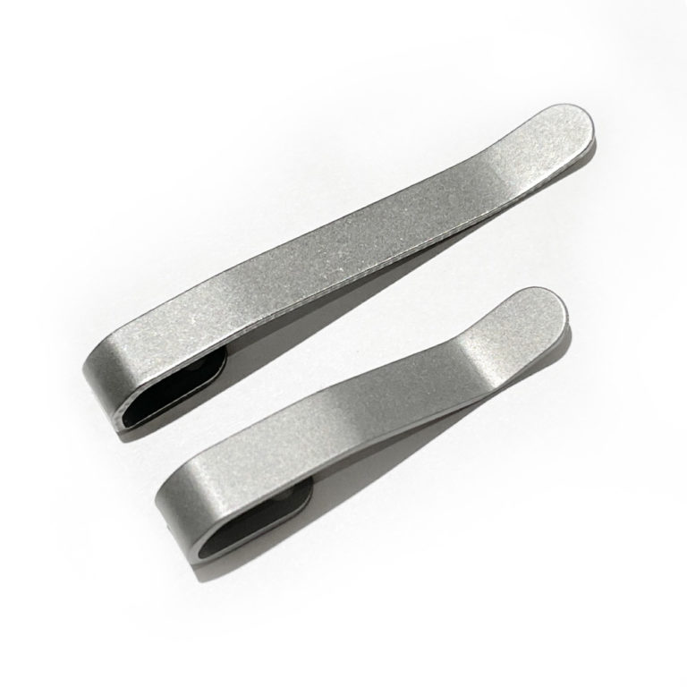 50MM Standard Clip For TiRant RAZOR V2/V3 (Black PVD / Silver Stonewash ...