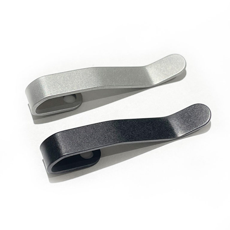 38MM Mini-Clip For TiRant RAZOR V2/V3 (Black PVD / Silver Stonewash ...