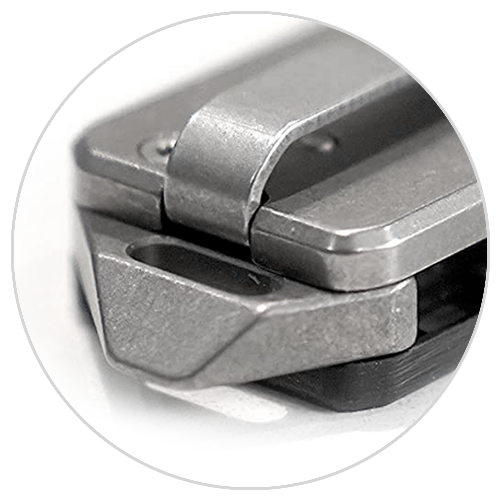 TiRant RAZOR V3 Utility Knife (Stonewashed 6AL-4V Titanium) – Exceed ...