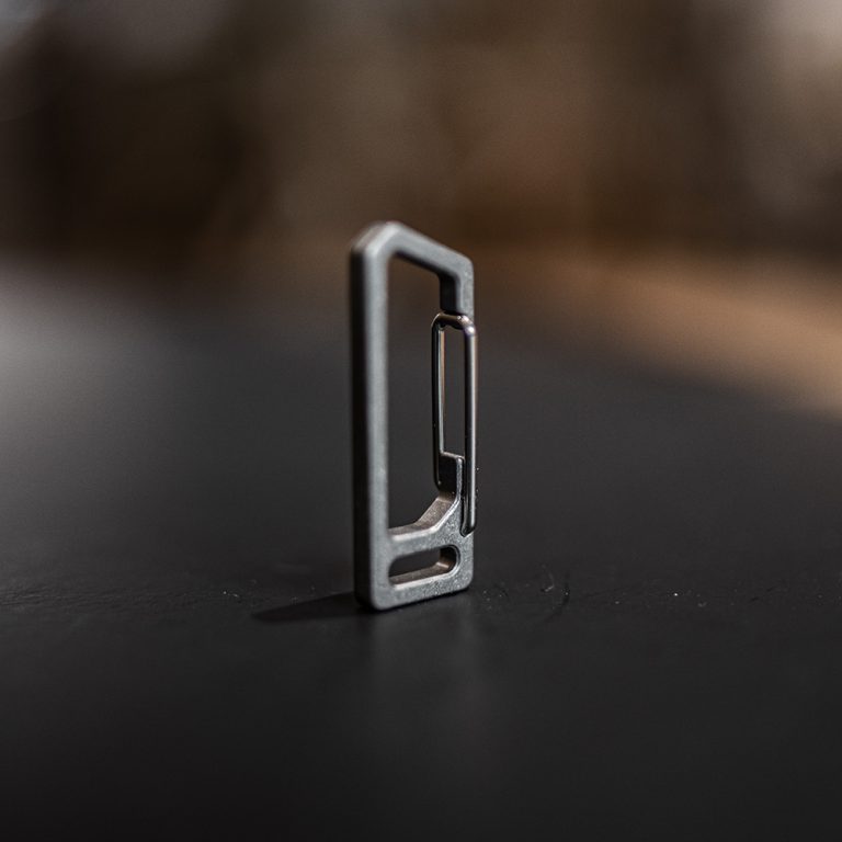 TiRant LATCH SERIES Mini Titanium Carabiner (Stonewashed) – Exceed Designs