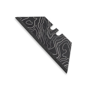 Black CASCADIA Topo Map Razor Blades Tajima V-REX II Premium Tempered ...