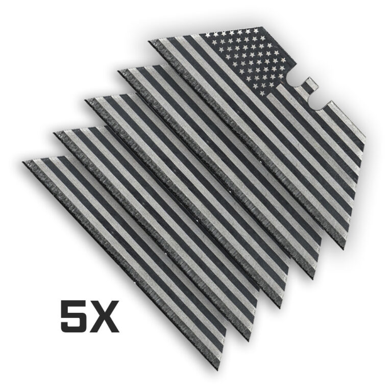 Black USA FLAG Razor Blades Tajima V-REX II Premium Tempered Utility ...
