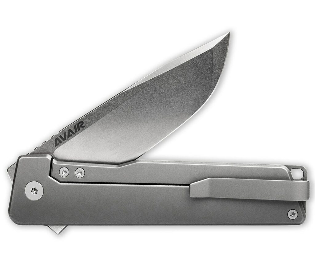 AVAIR M390 Framelock Folding Knife (Blasted 6AL-4V Titanium) (3-5 day ...