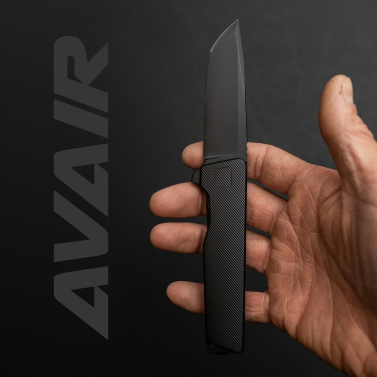 AVAIR M390 Framelock Folding Knife (Blasted 6AL-4V Titanium) – Exceed ...