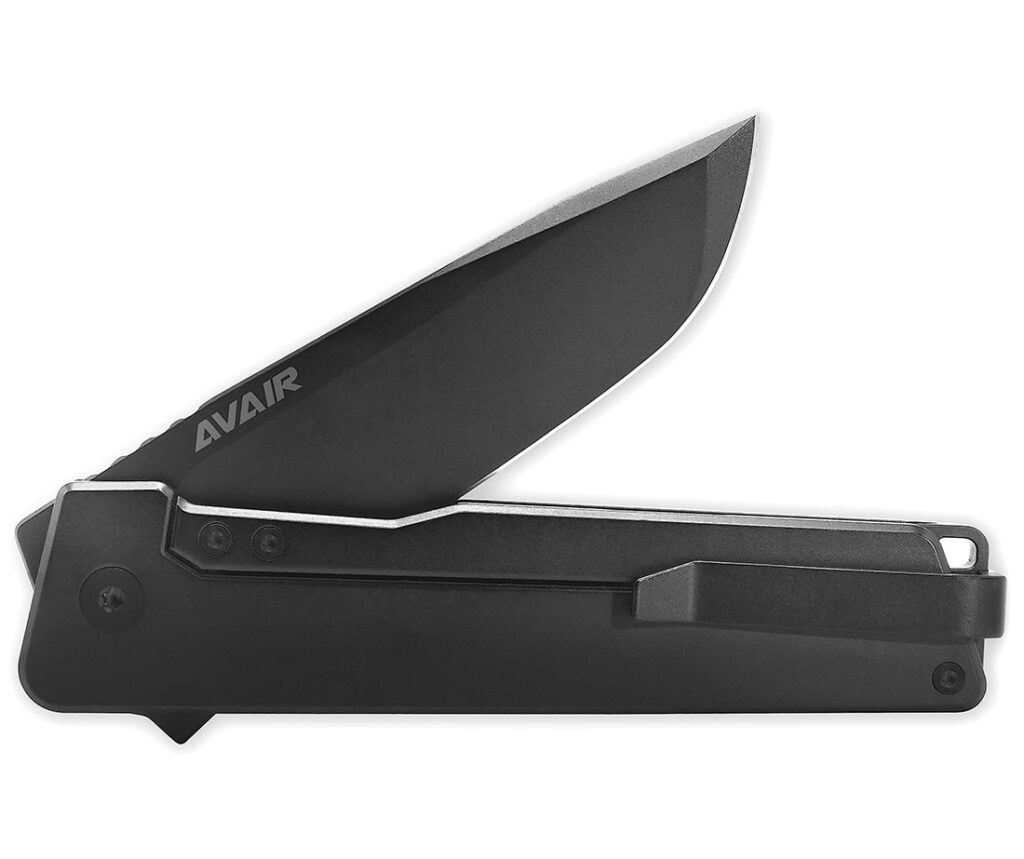 AVAIR M390 Framelock Folding Knife (Jet-Black PVD Coated 6AL-4V ...