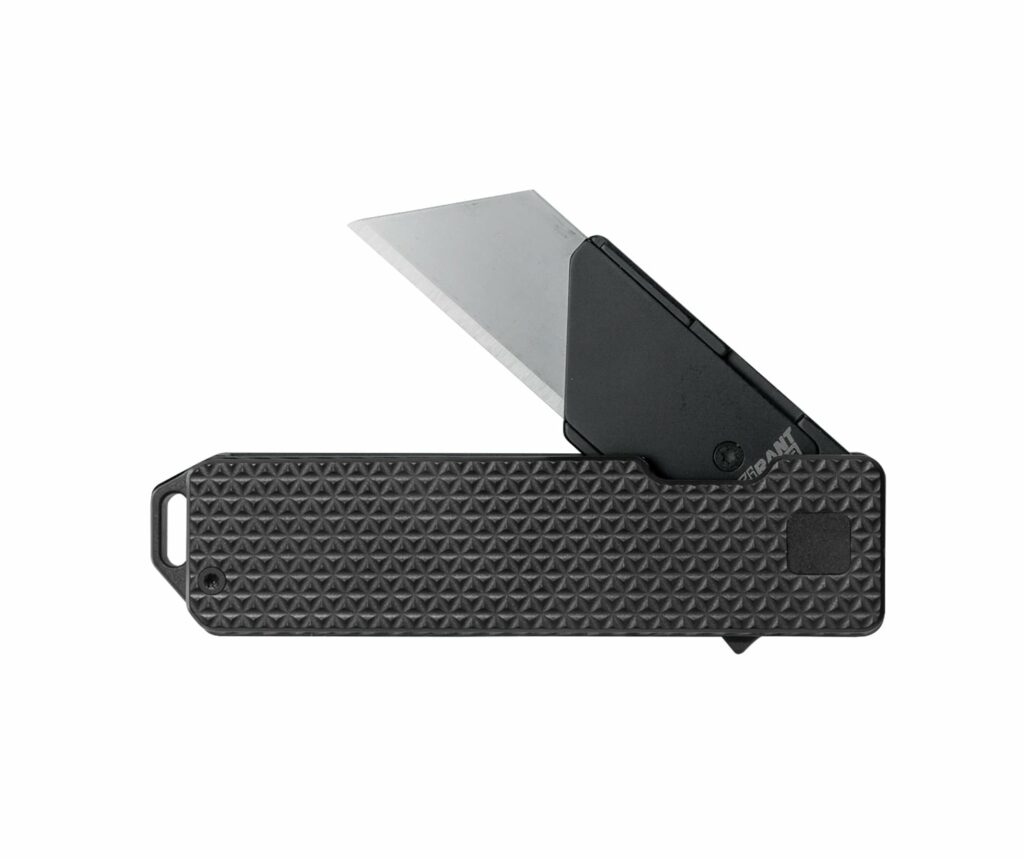 TiRant RAZOR V3 Utility Knife (Jet-Black 6AL-4V Titanium) Dual APEX ...