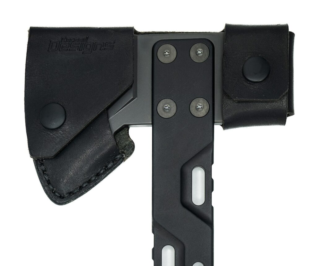 100% USA MADE Real Horween Leather HYZER Hatchet Sheath (NATURAL BROWN ...