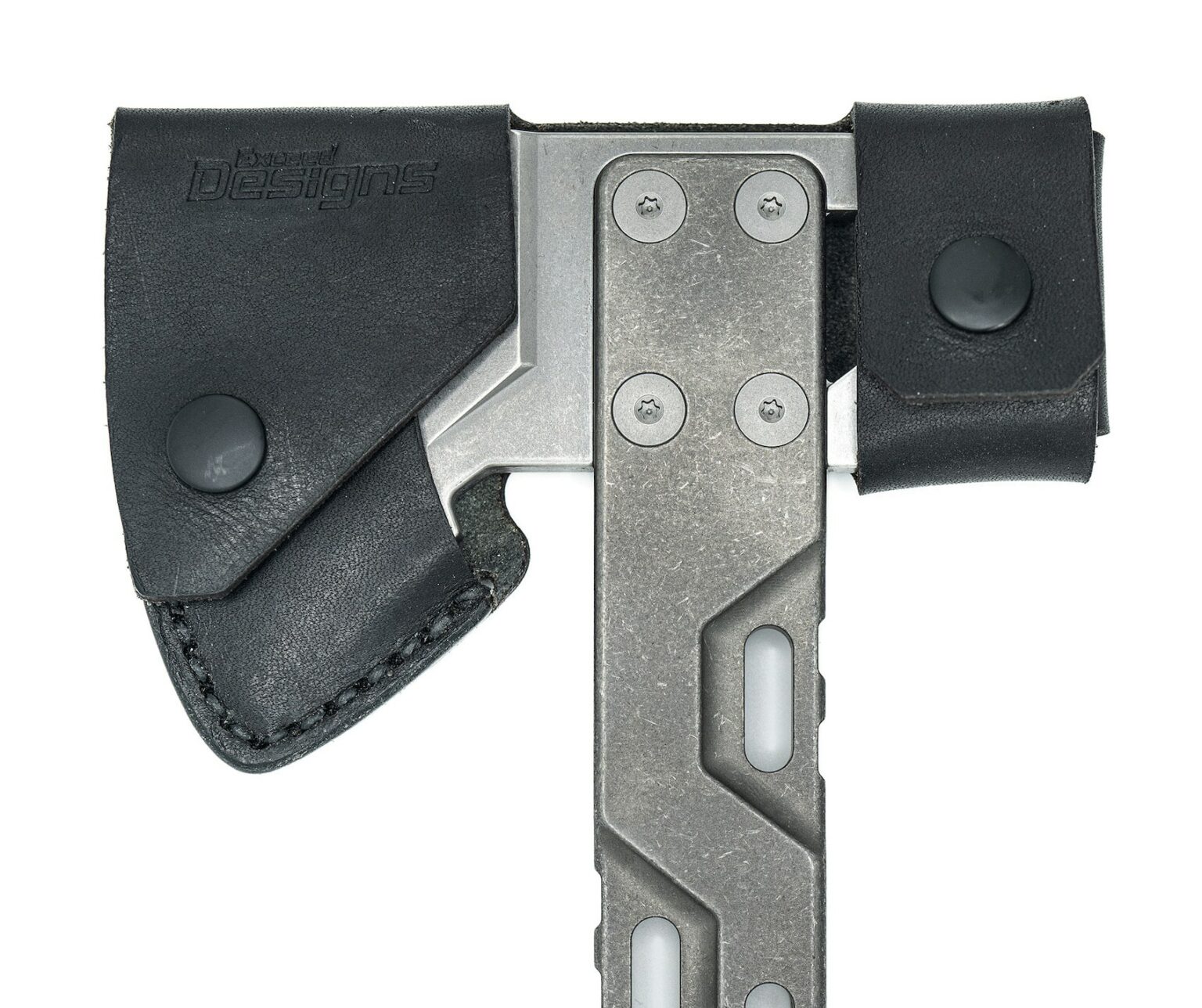 100% USA MADE Real Horween Leather HYZER Hatchet Sheath (BLACK ...