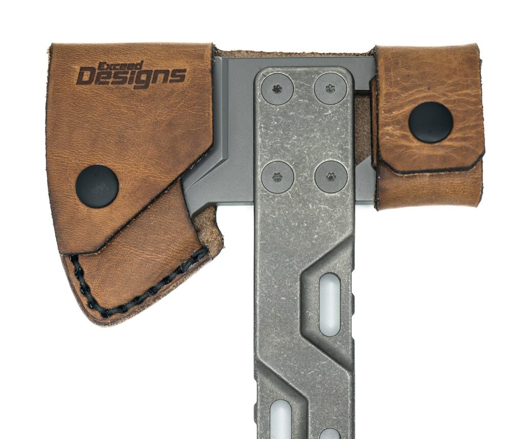 100% USA MADE Real Horween Leather HYZER Hatchet Sheath (BLACK ...