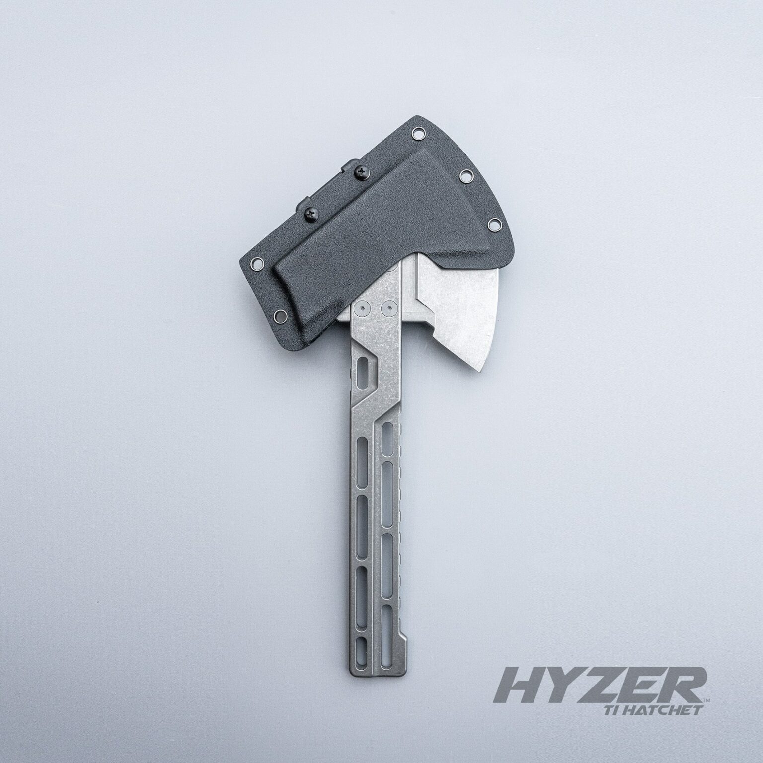 KYDEX Moulded HYZER Hatchet Sheath (BLACK) With Molle/Belt Clip ...