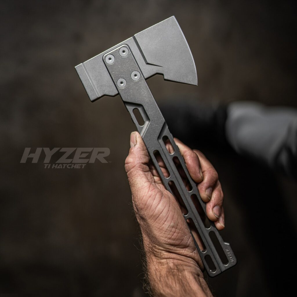 Replacement HYZER Hatchet Axe Head (Stonewashed / PVD / DLC Tempered D2 ...