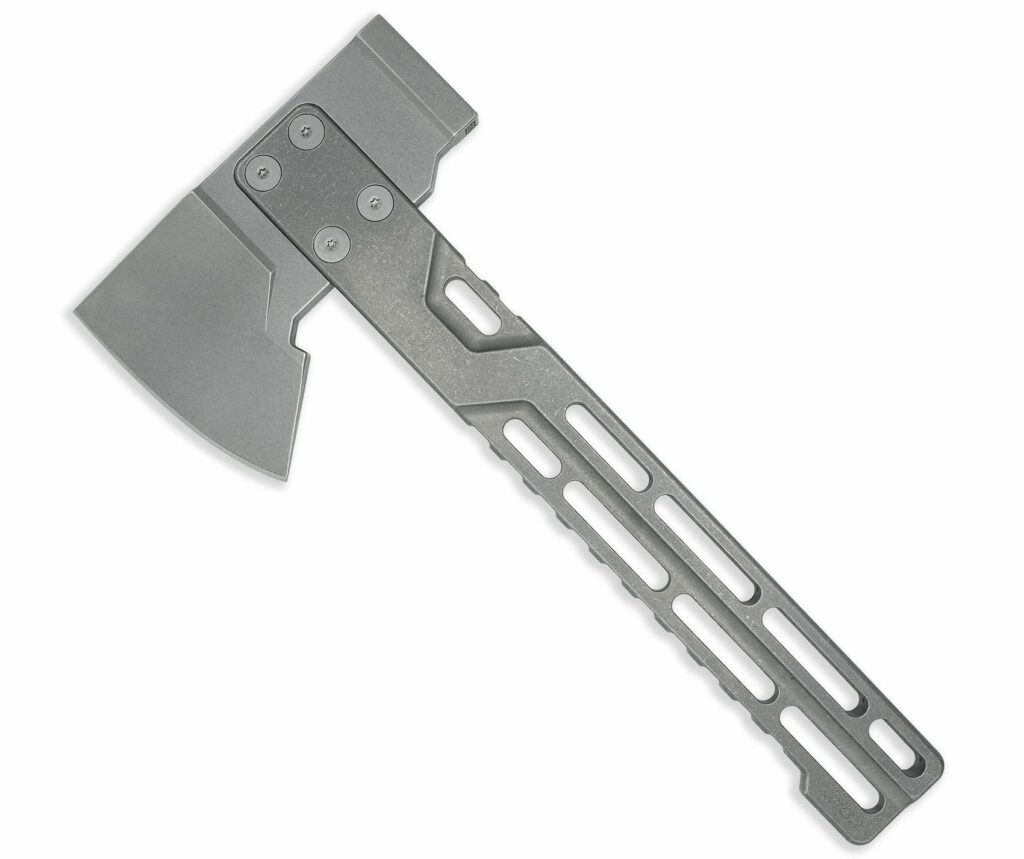 HYZER Titanium Hatchet W/Medium D2 Axe Head (Stonewashed 6AL-4V ...