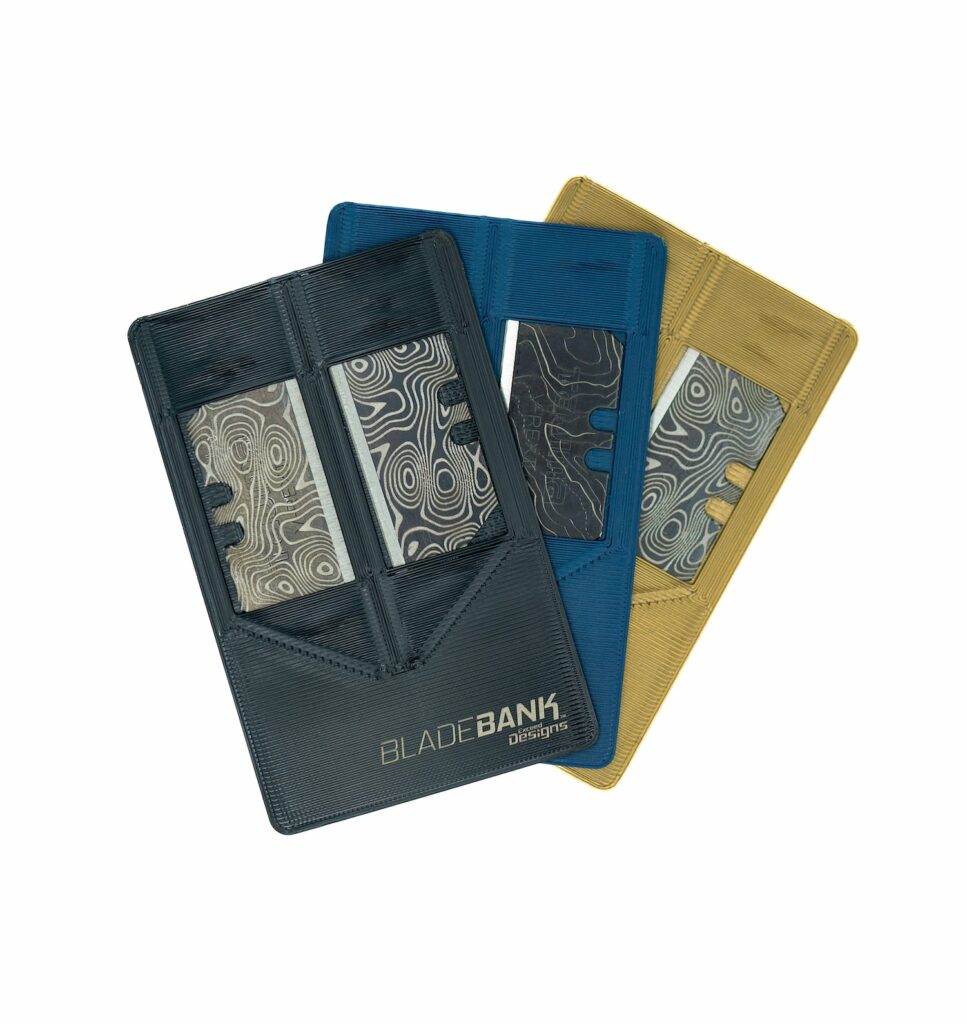 BladeBank™ — 2X Utility Knife Blade Holder In Credit Card Format ...