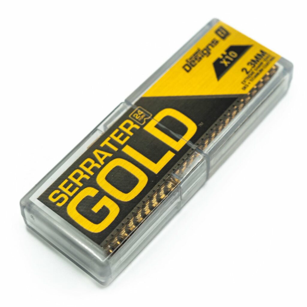 Cascadia Topo 24-Point GOLD MICRO-SERRATED Razor Blades (Premium ...