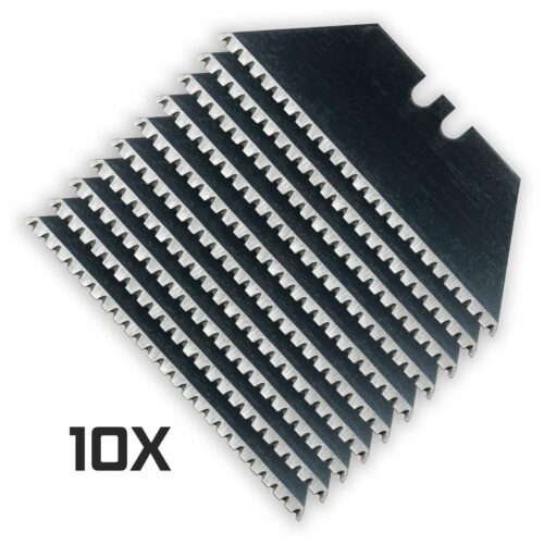 Non-Branded BLACK 24-Point MICRO-SERRATED Razor Blades (Black Oxide ...