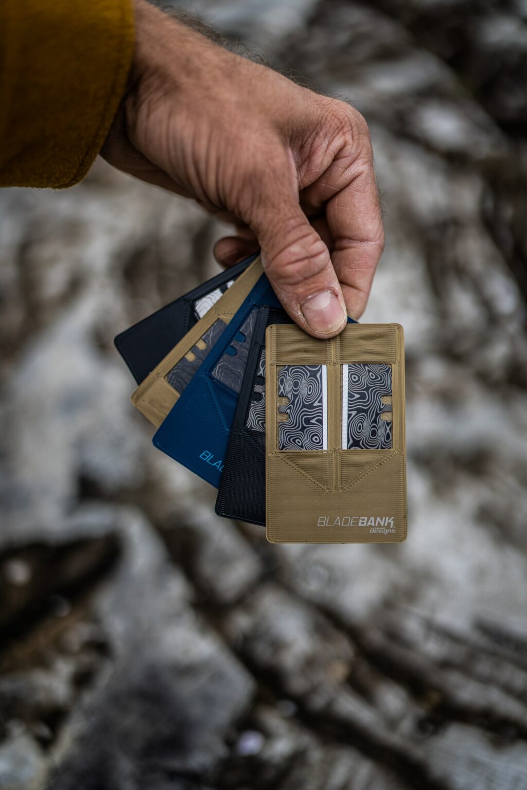 BladeBank™ — 2X Utility Knife Blade Holder Credit Card Format (Plastic ...