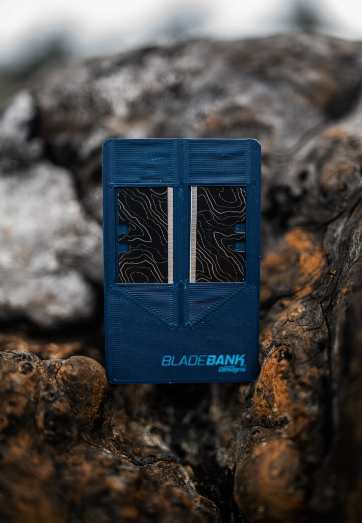 BladeBank™ — 2X Utility Knife Blade Holder In Credit Card Format ...