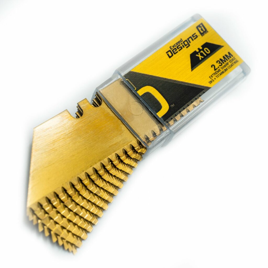 Cascadia Topo 24-Point GOLD MICRO-SERRATED Razor Blades (Premium ...