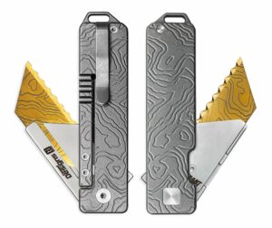 TiRant RAZOR V3 Utility Knife (Jet-Black 6AL-4V Titanium) – Exceed Designs