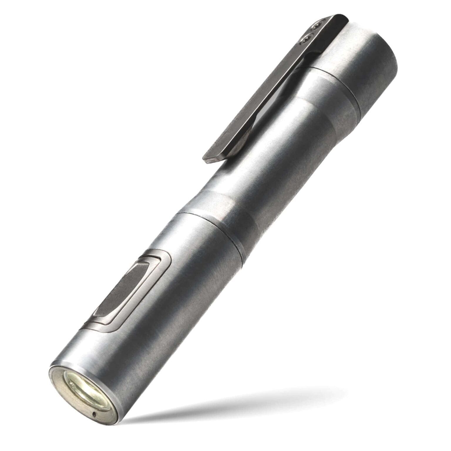 RAMPANT™ R4 EDC Flashlight (Fine Satin Stonewashed Aluminum + Ti ...