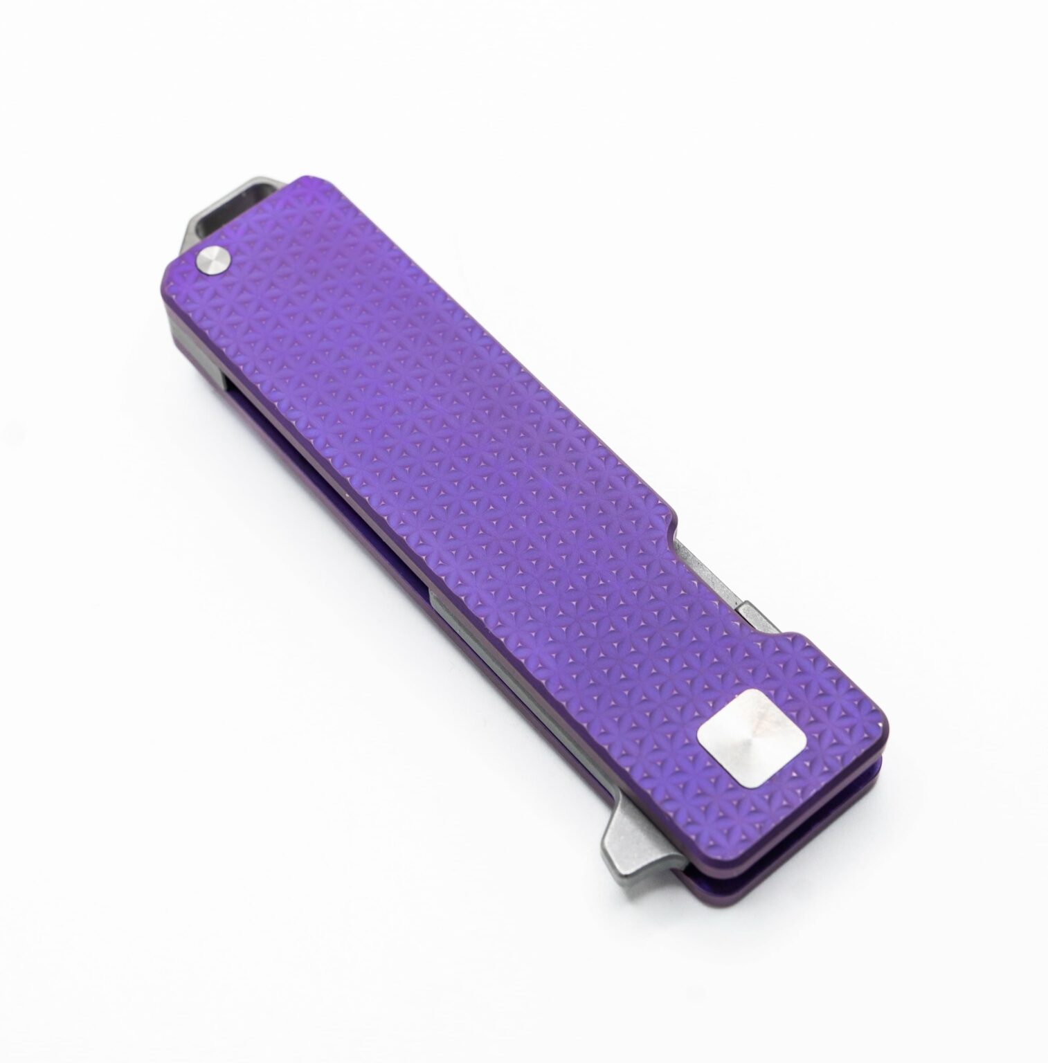 TiRant® RAZOR V3 Utility Knife (Stonewashed 6AL-4V Titanium) Dual APEX ...